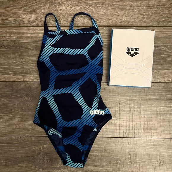 Arena | Swim | Arena Spider Light Drop Back One Piece Sz 24 Navy ...